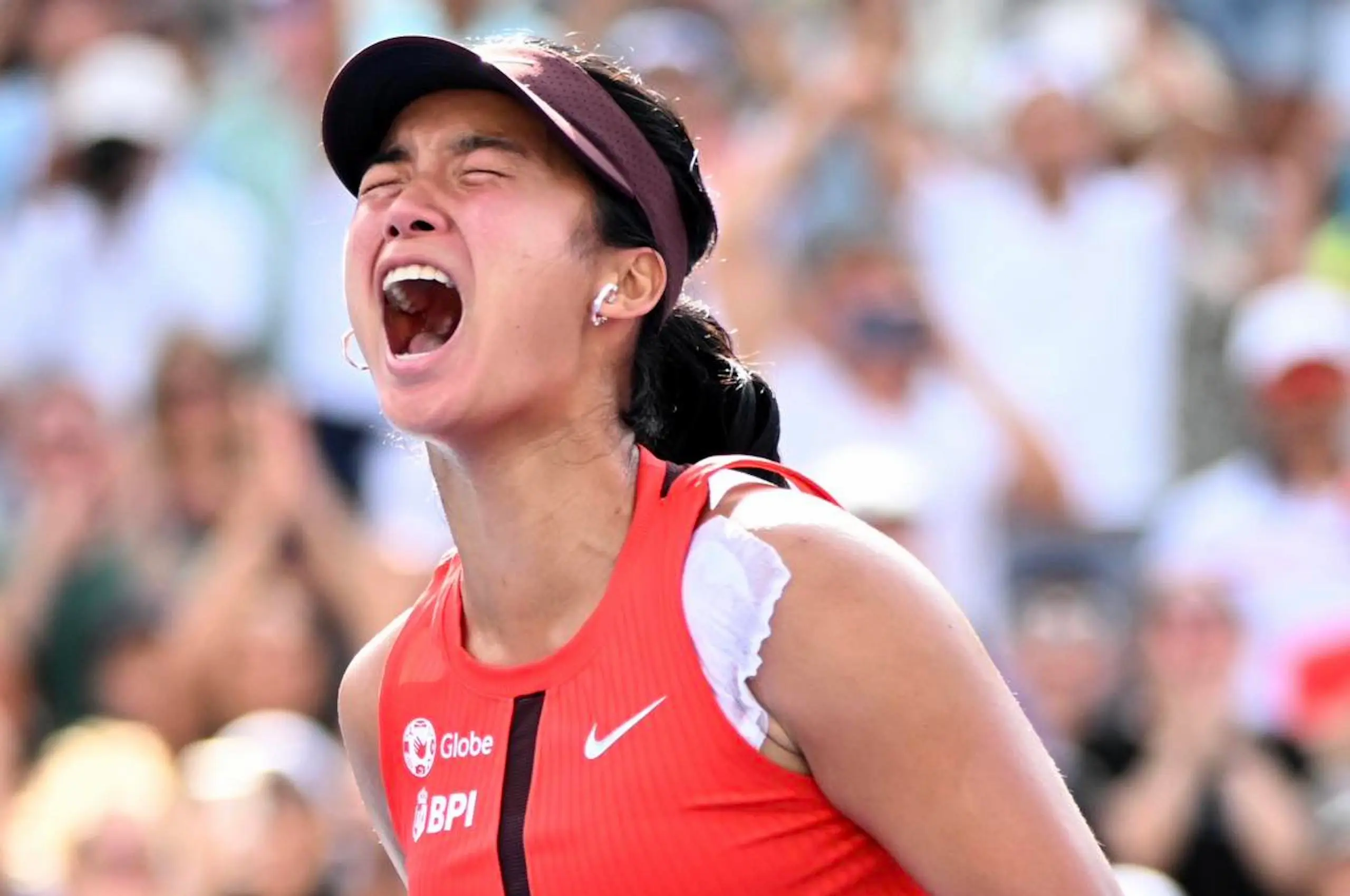 Alex Eala Swears During Historic US Open Win vs. Tauson